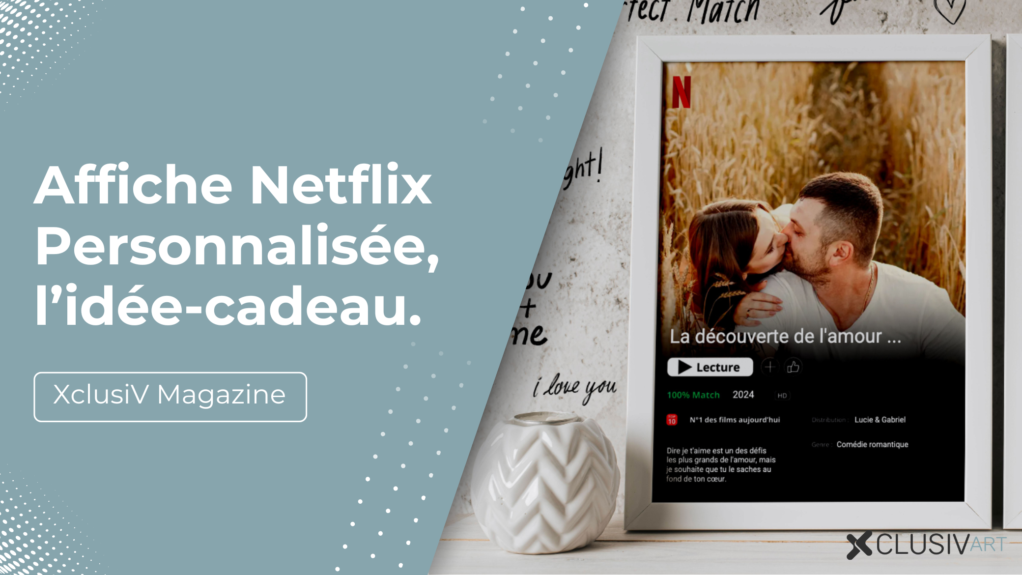 Affiche Netflix Personnalisée : Le Cadeau Unique & Original à Offrir ...
